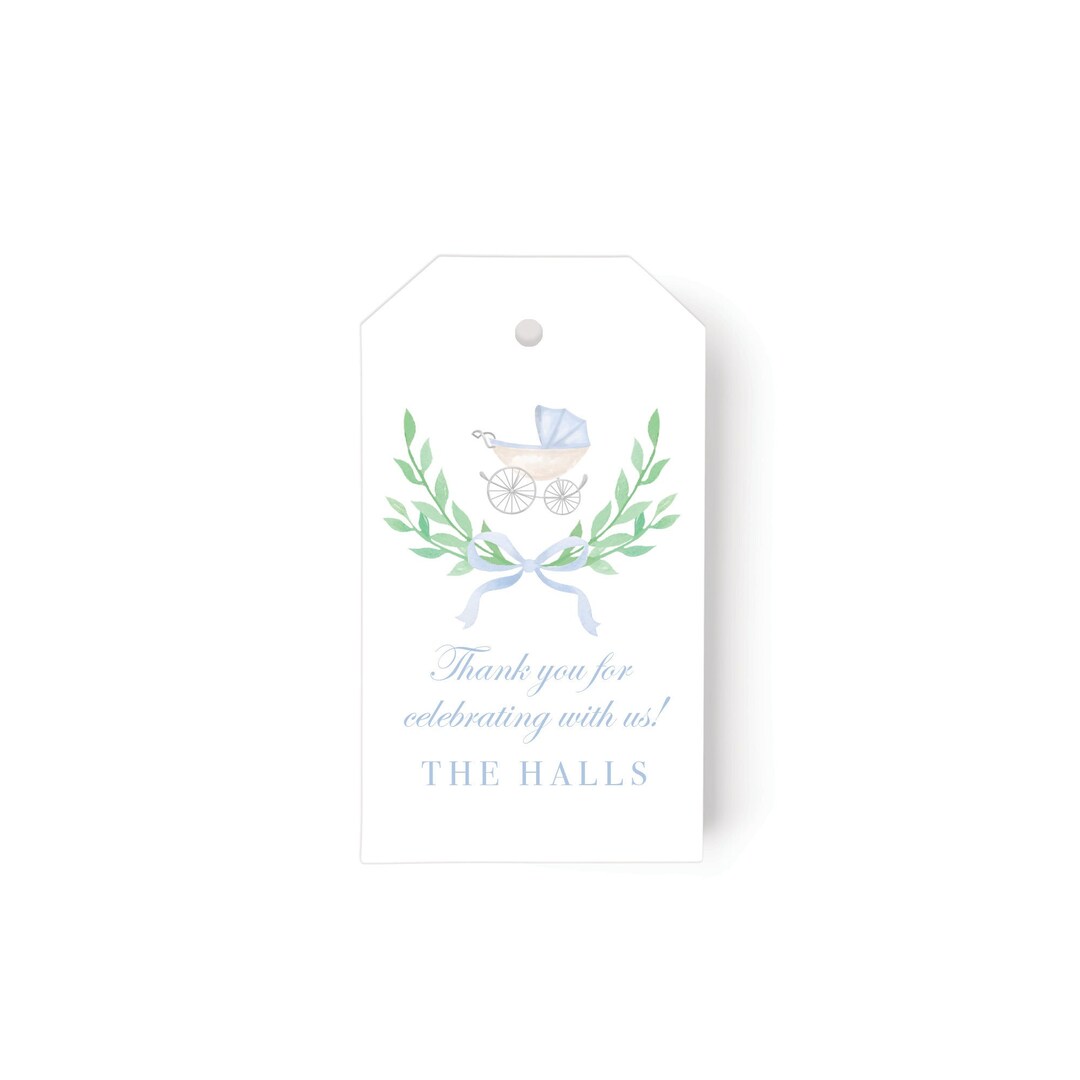 Baby Shower Gift Tags | Custom Gift Tags | Baby Boy Shower Gift Tags ...