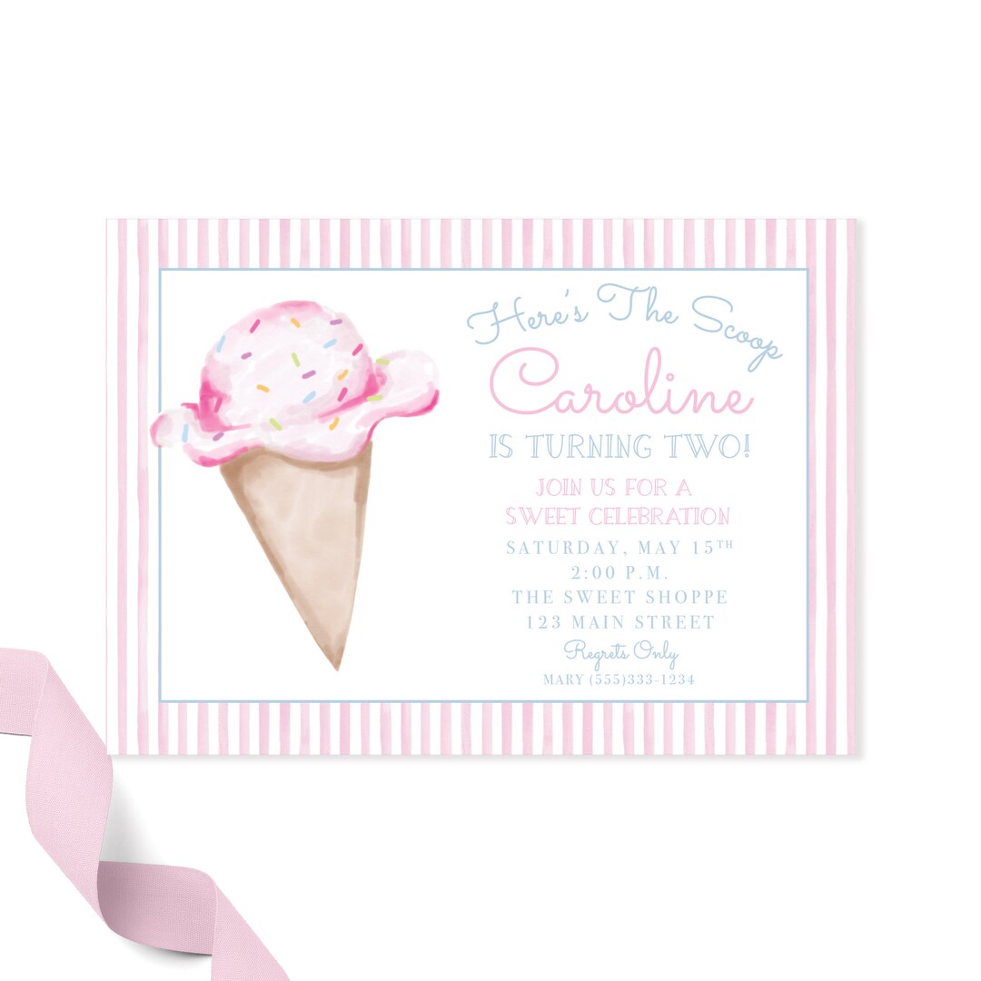 Kids Birthday Invitations | Sweet Celebration Invitations | Heres the ...