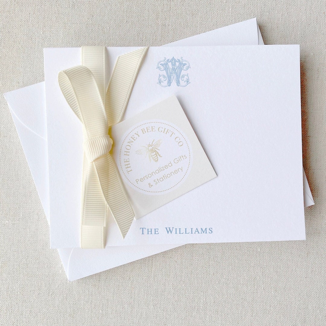 Personalized Note Card | Personalized Stationery | Monogrammed ...