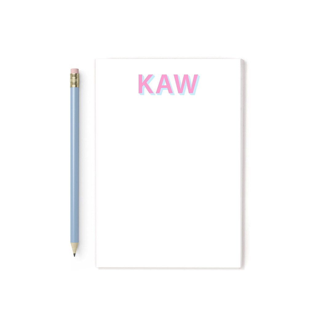 Personalized Notepad | Personalized Notepad | Monogrammed Notepad ...