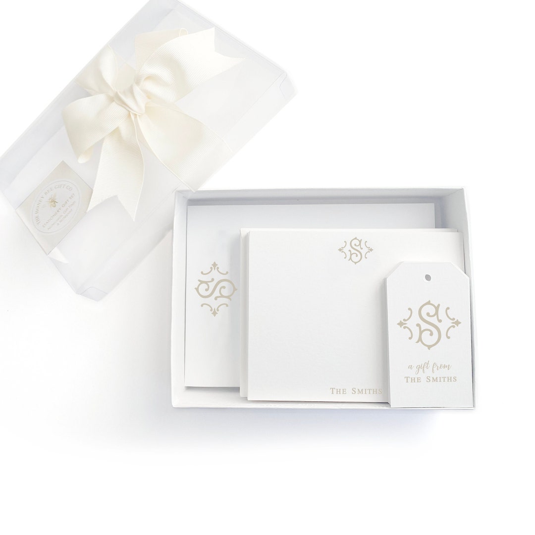 Stationery Gift Set | Gift for Her | Monogrammed Stationery ...