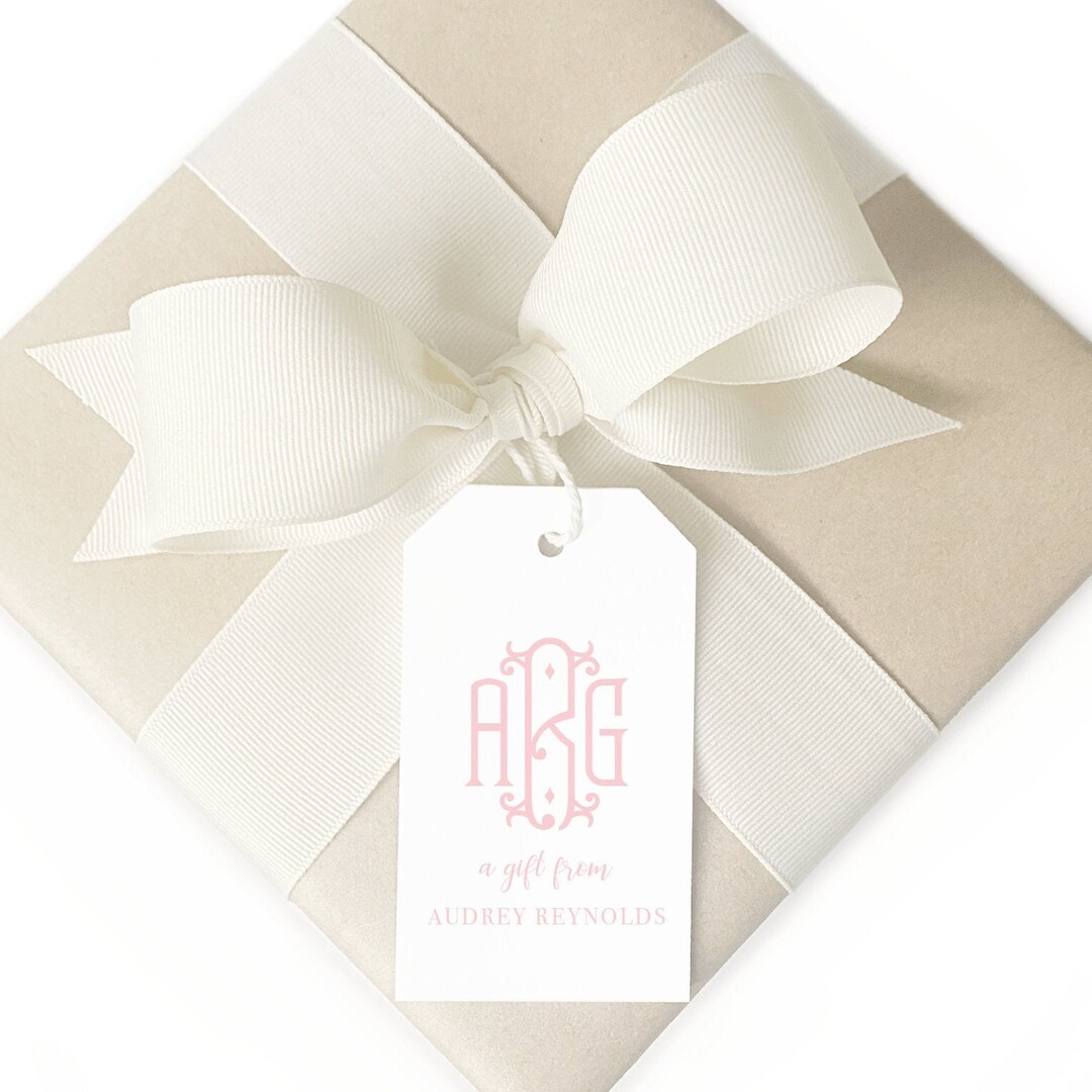 Personalized Gift Tags | Custom Gift Tags | Monogrammed Gift Tags ...