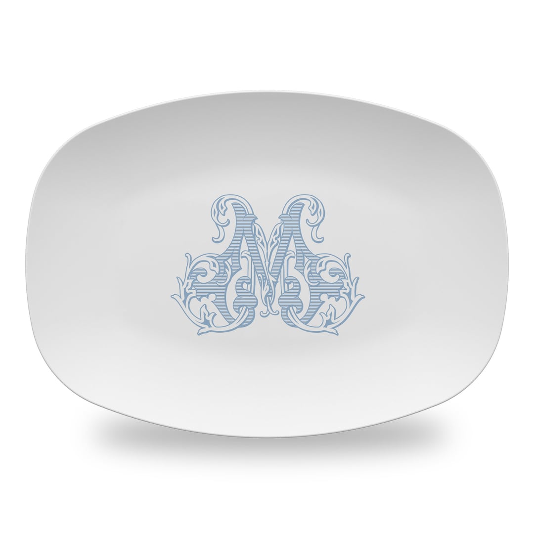 Serving Platter Plastic | Personalized Platter | Monogrammed Platter ...