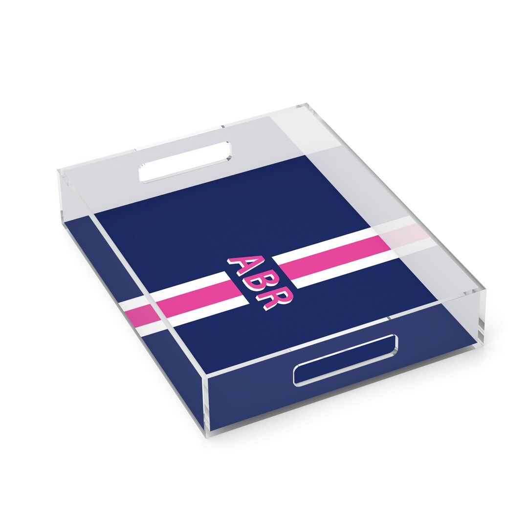 Acrylic Tray | Catchall Tray | Monogrammed Tray | Paper Insert Tray ...