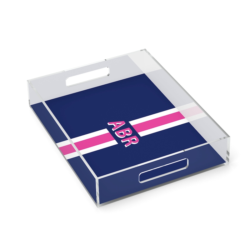 Acrylic Monogram Tray - Etsy