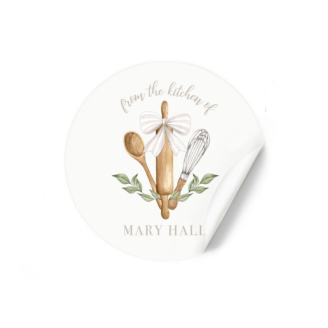Baked Goods Stickers | From the Kitchen of Stickers | A Gift From ...