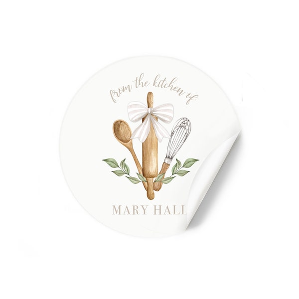 Personalized Stickers Baked Goods - Etsy