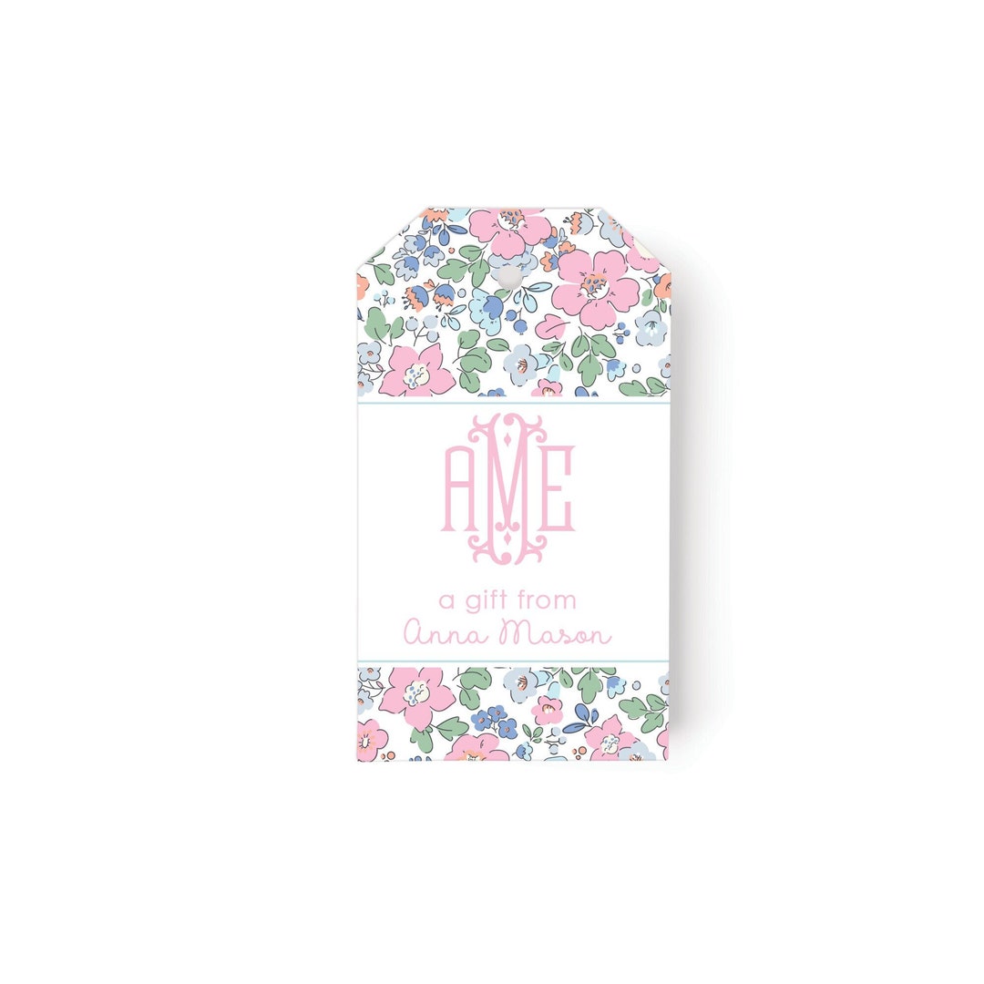 Personalized Gift Tags | Custom Gift Tags | Girls Monogrammed Gift Tags ...