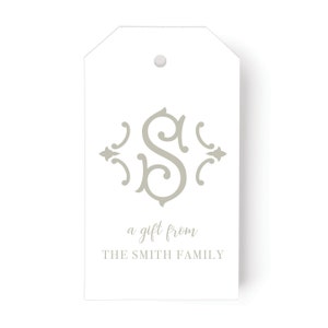 Personalized Gift Tags | Custom Gift Tags | Monogrammed Gift Tags ...