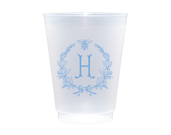 Personalized Shatterproof Cups, Monogrammed Frosted Cup, Monogrammed ...