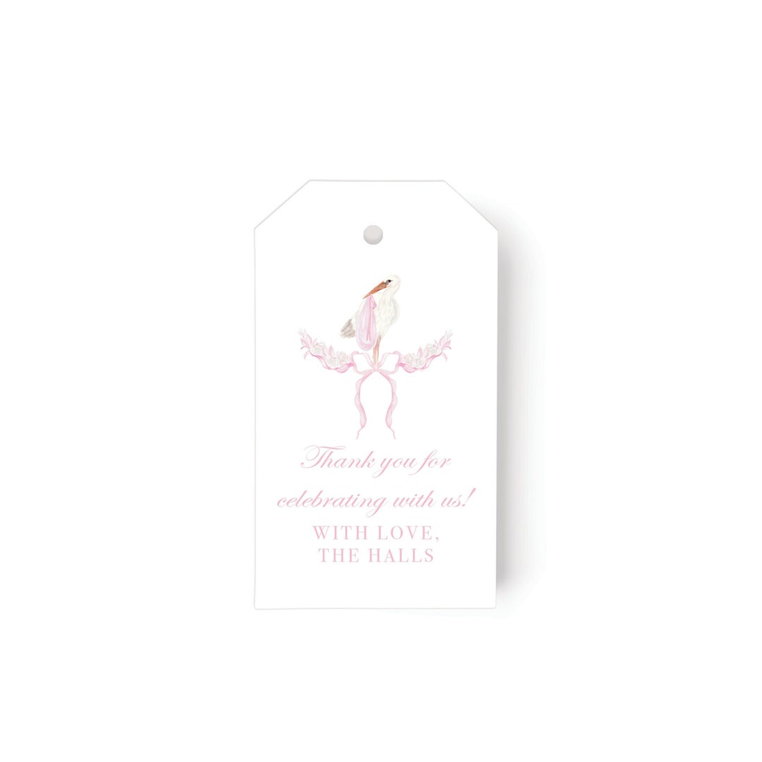 Baby Shower Gift Tags | Custom Gift Tags | Baby Girl Shower Gift Tags ...