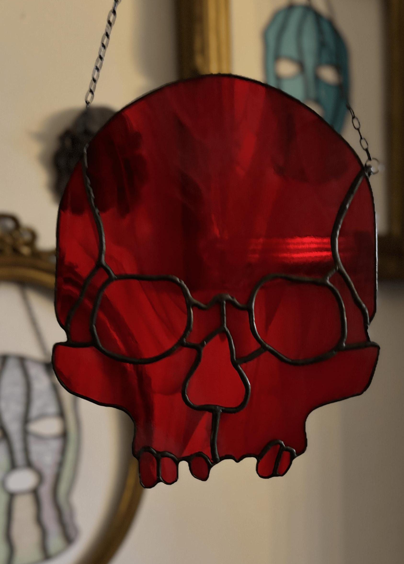 Skull - Stained Glass Pattern PDF File - Advanced Beginner - Etsy