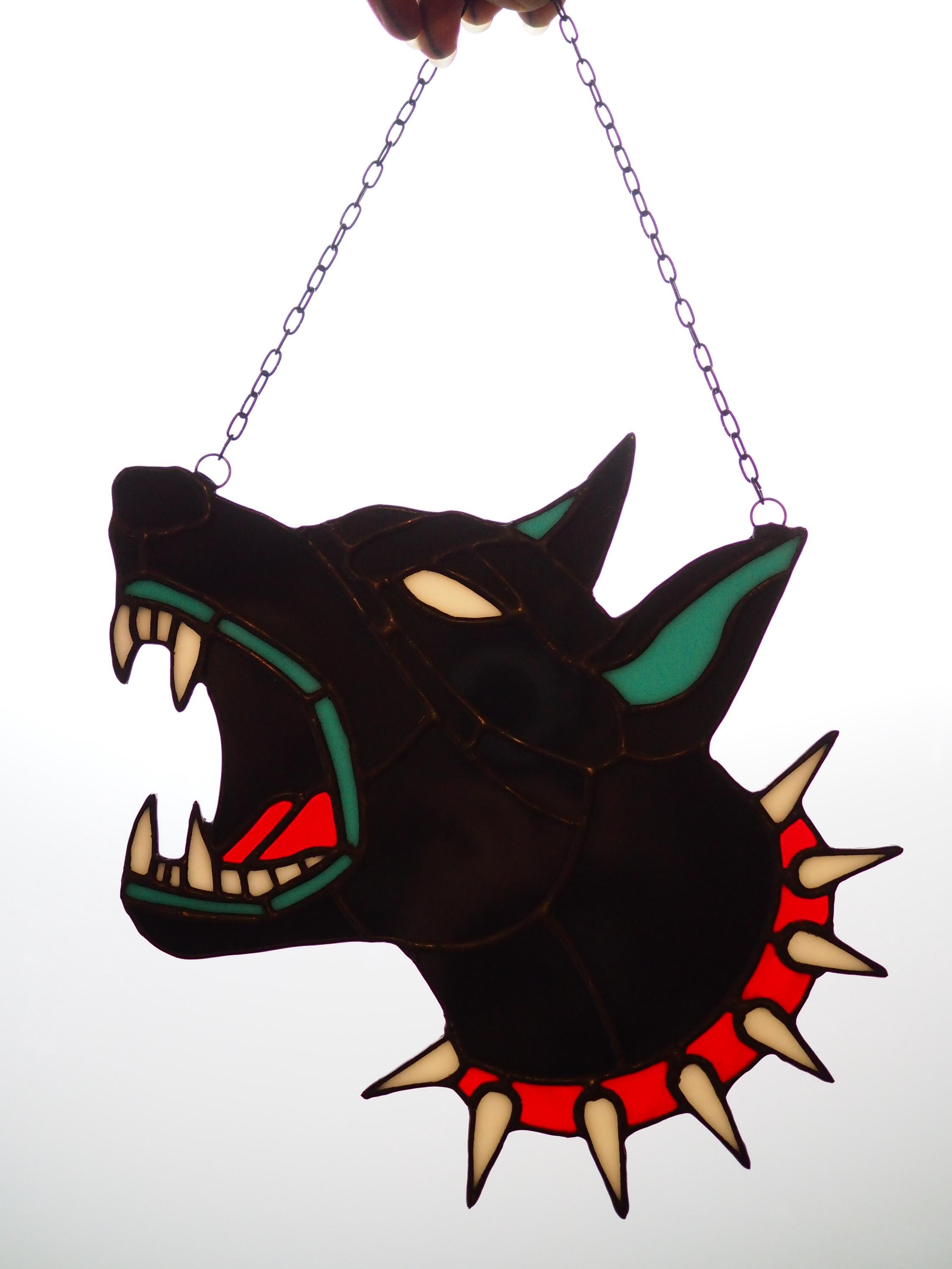 Dobermann Dog Stained Glass Pattern PDF File - Etsy