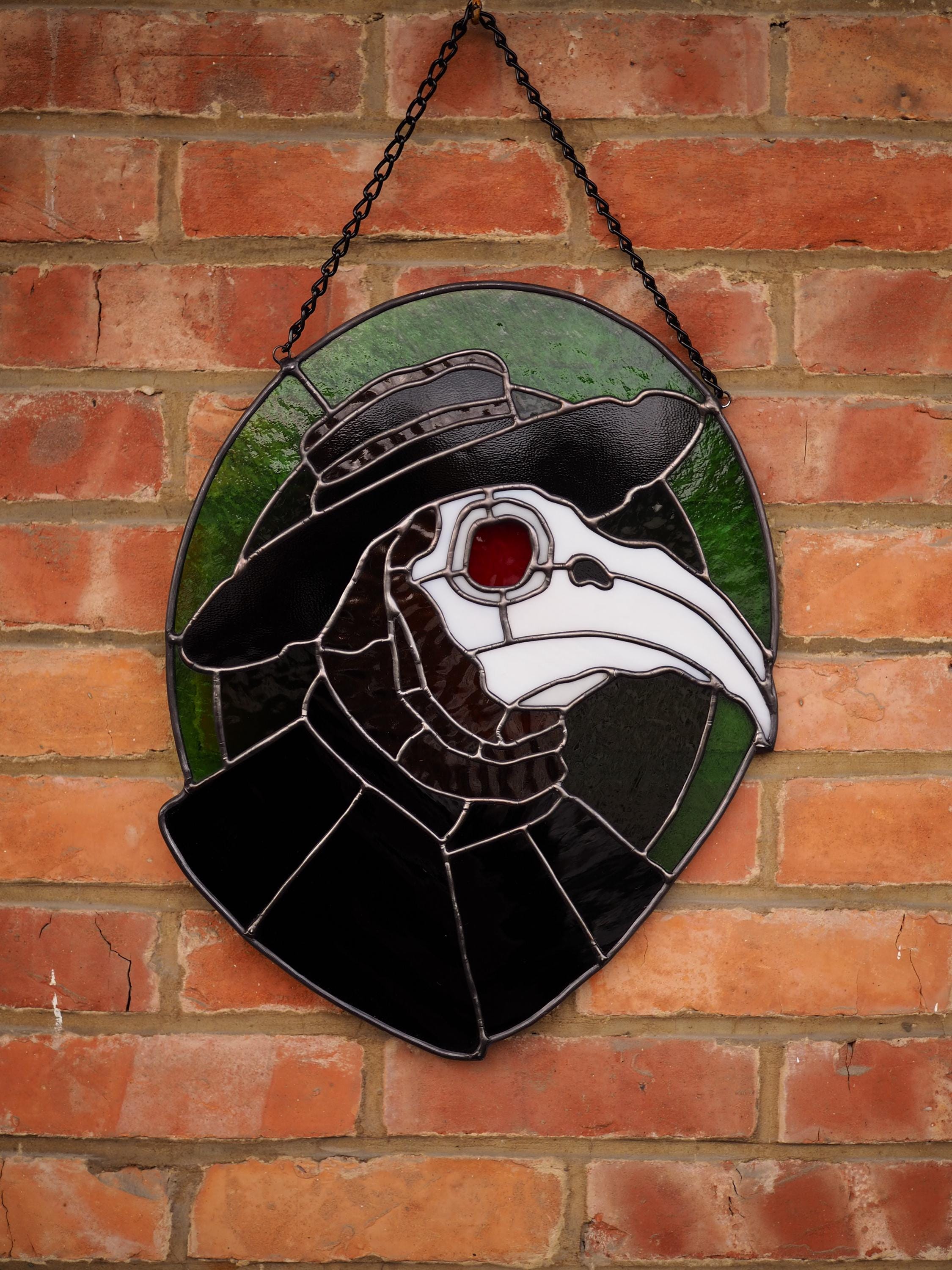 Plague Doctor - Stained Glass Pattern PDF File - Advanced Beginner - Etsy