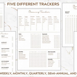 Editable Digital Cleaning Schedule, Goodnotes Cleaning Tracker, Canva ...