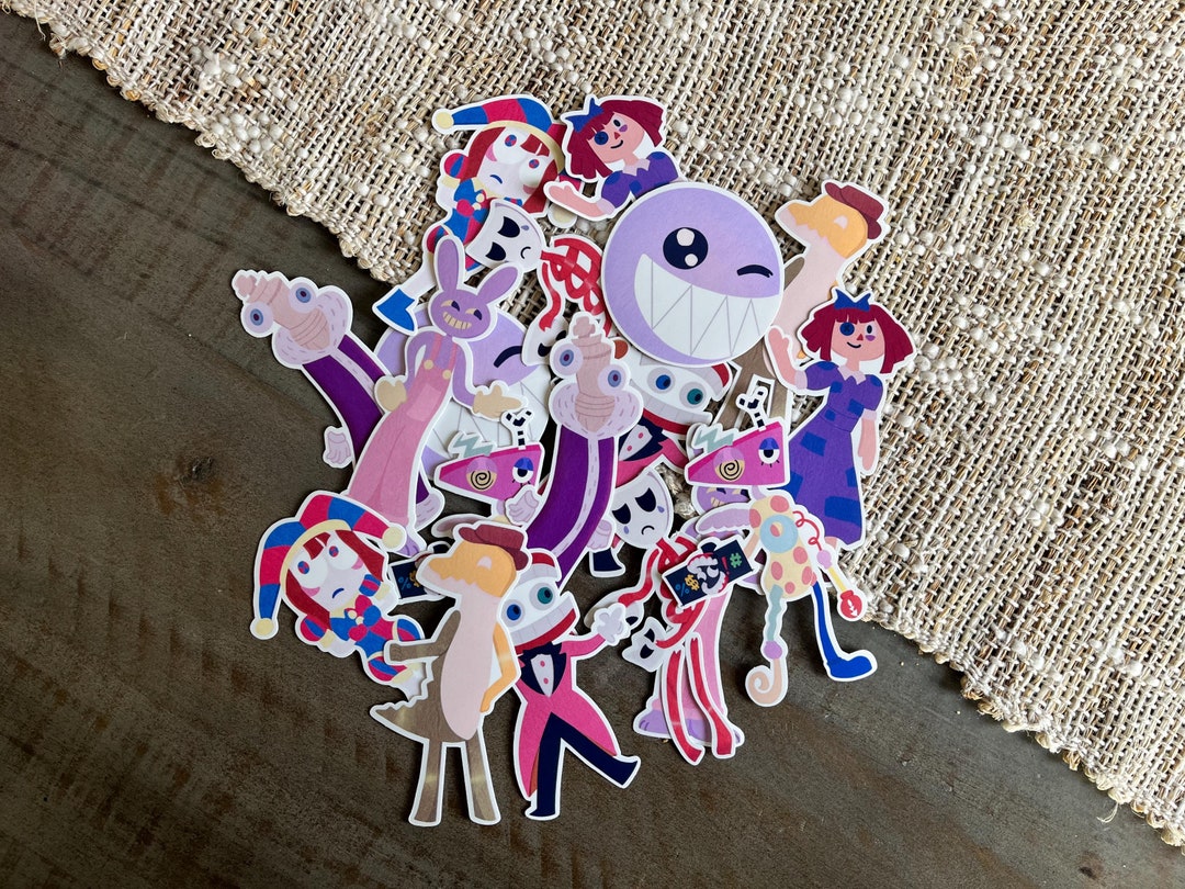 The Amazing Digital Circus Vinyl Stickers Fanart! - Etsy