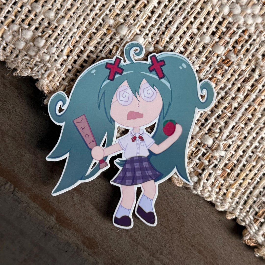 Rotten Miku Vinyl Sticker - Etsy