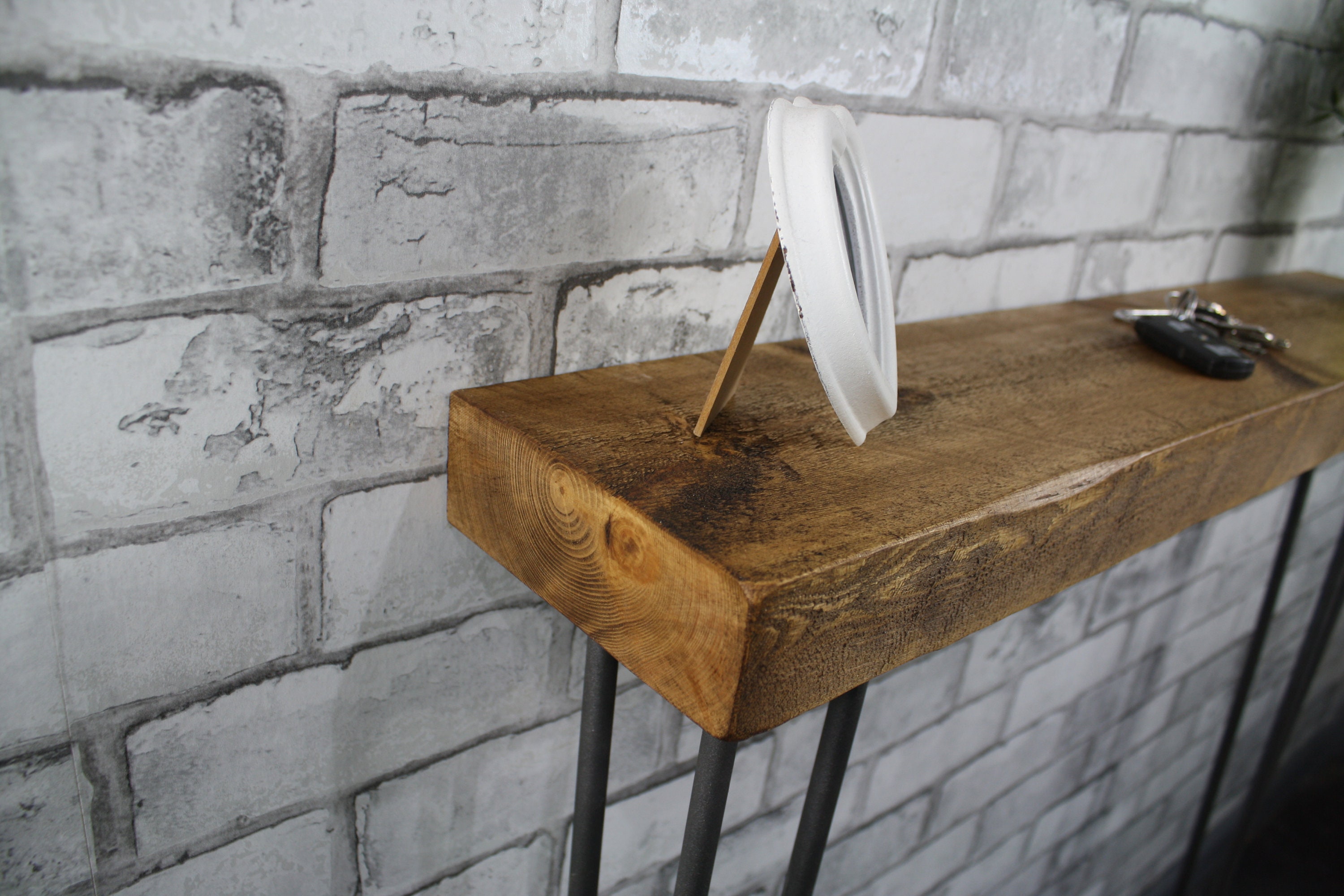 Solid Redwood Timber Console Table Finished in a Wax Colour of Your ...