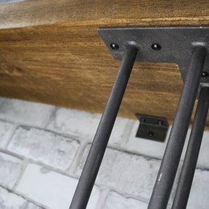 Solid Redwood Timber Console Table Finished in a Wax Colour of Your ...