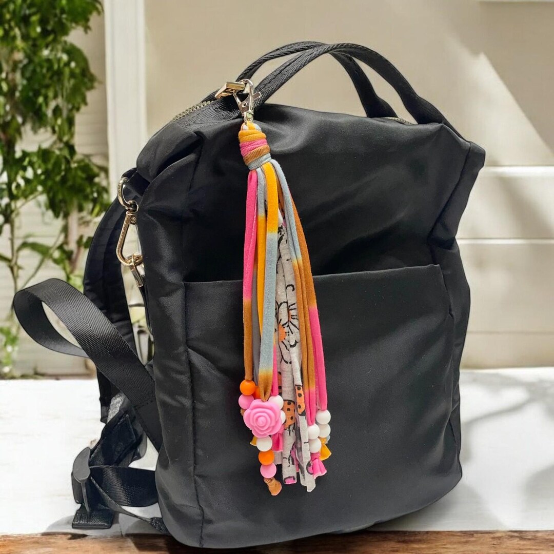Tassel Fidget Keychain: Stress Relief Sensory Accessory With Beads ...
