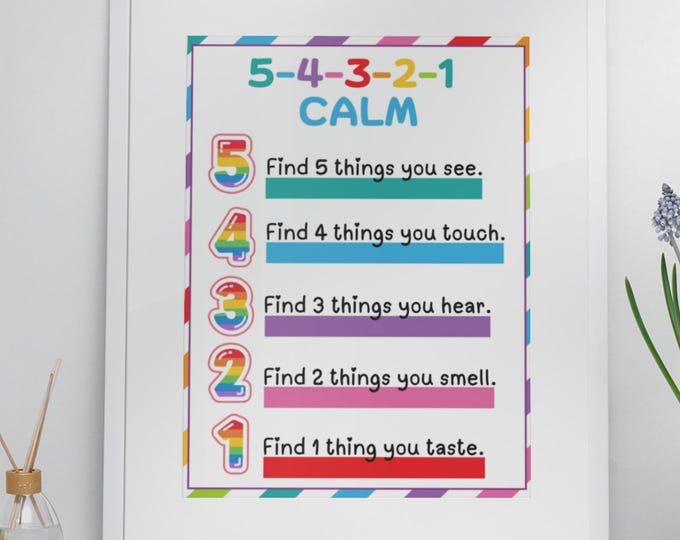Printable Calming Corner Posters Set, 10 SEL Emotion Regulation Prints ...