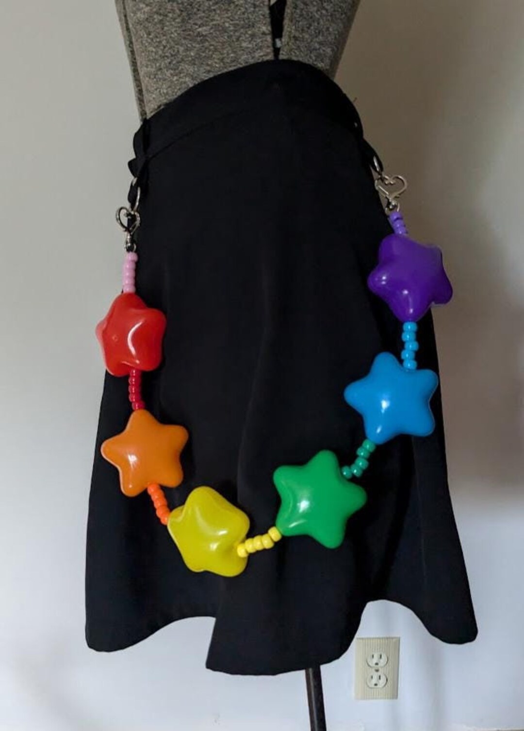 Rainbow Kandi Star Ball Pit Chain Rave Party Festival - Etsy