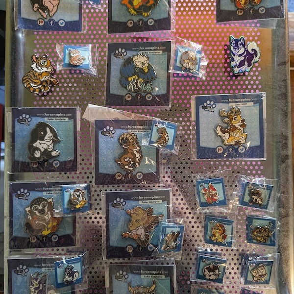Furry Pins - Etsy