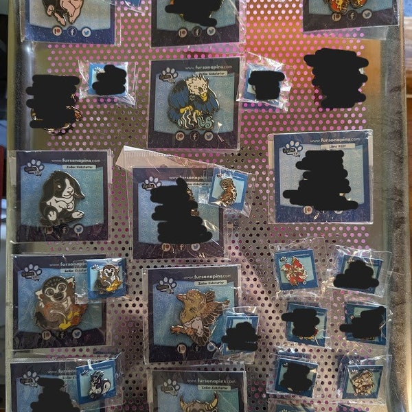 Furry Pins - Etsy
