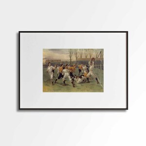 Soccer Print, Soccer Art Decor, Vintage Soccer Posters, Sport Art ...
