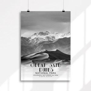 Great Sand Dunes National Park Poster, Great Sand Dunes National Park ...