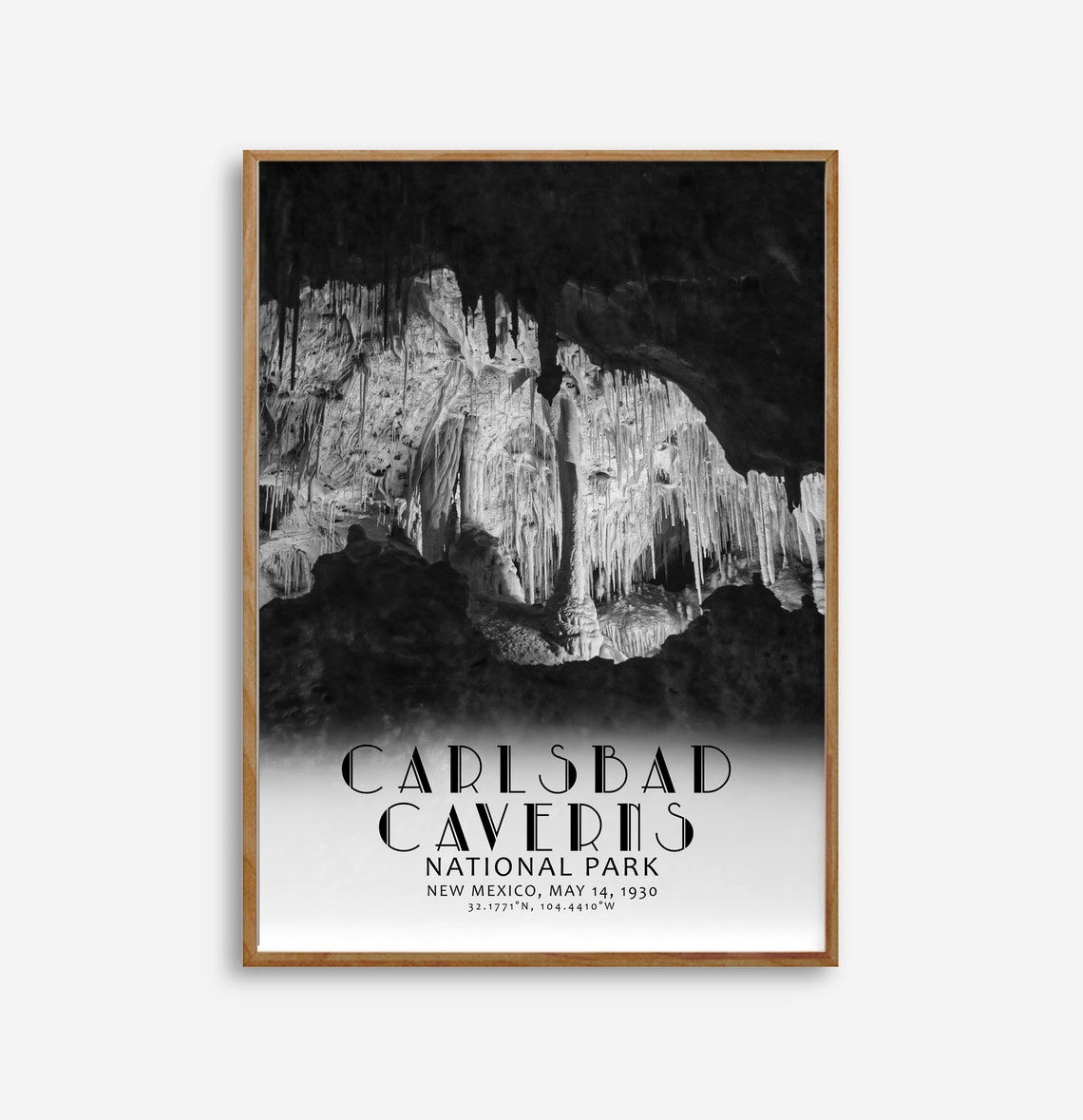 Carlsbad Caverns National Park Poster Travel Poster New - Etsy