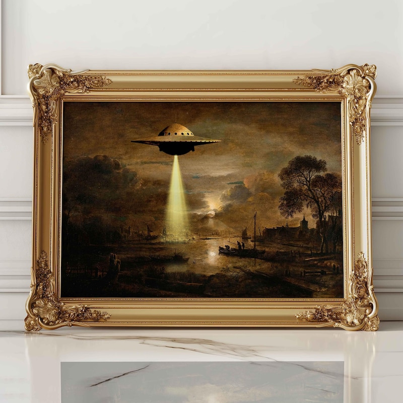 Ufo Poster - Etsy