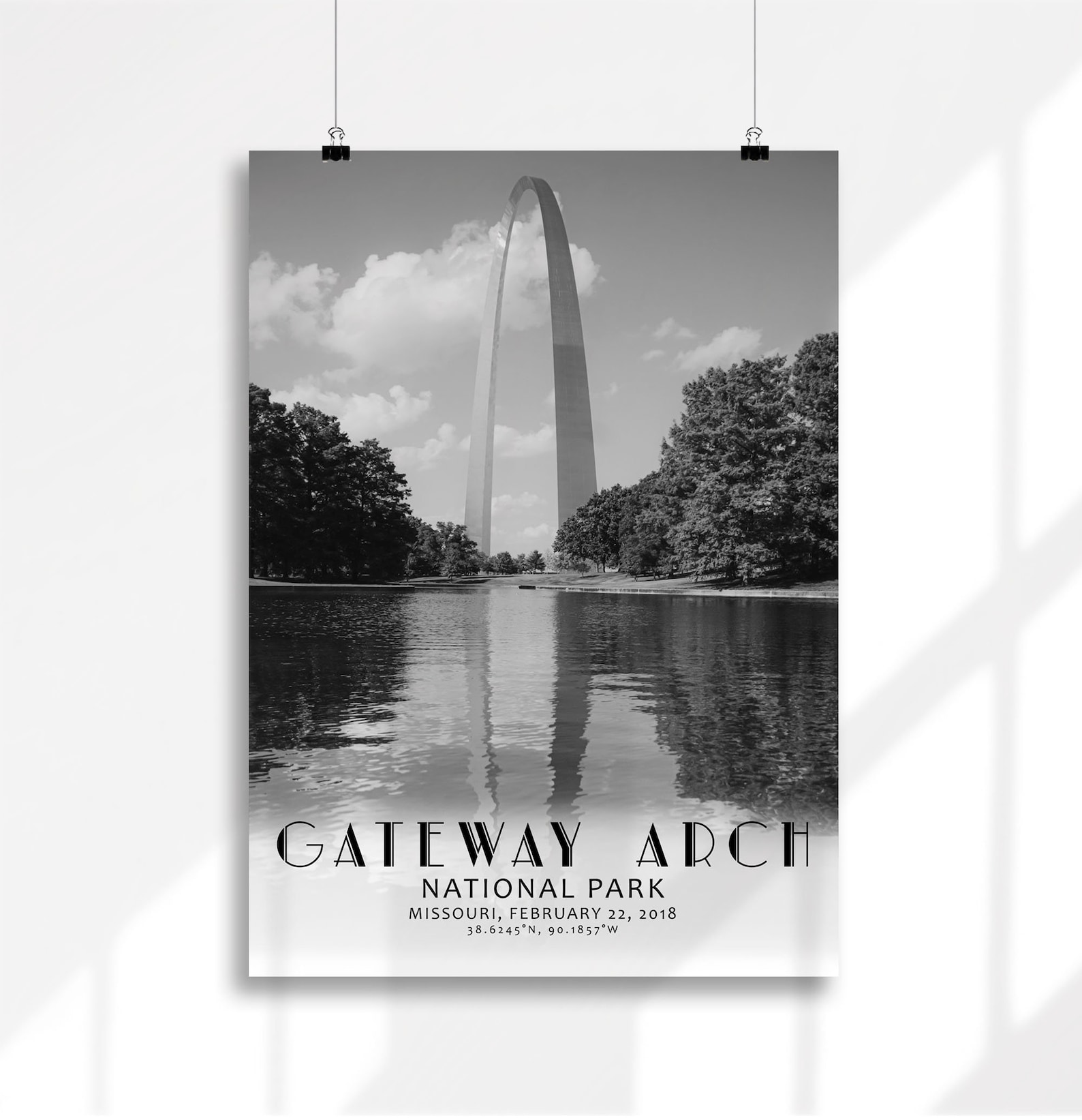 Gateway Arch National Park Poster Gateway Arch Print Saint | Etsy