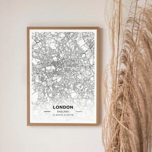 Custom Map, Any City Map, Custom Map Poster, Any City, Any Town ...