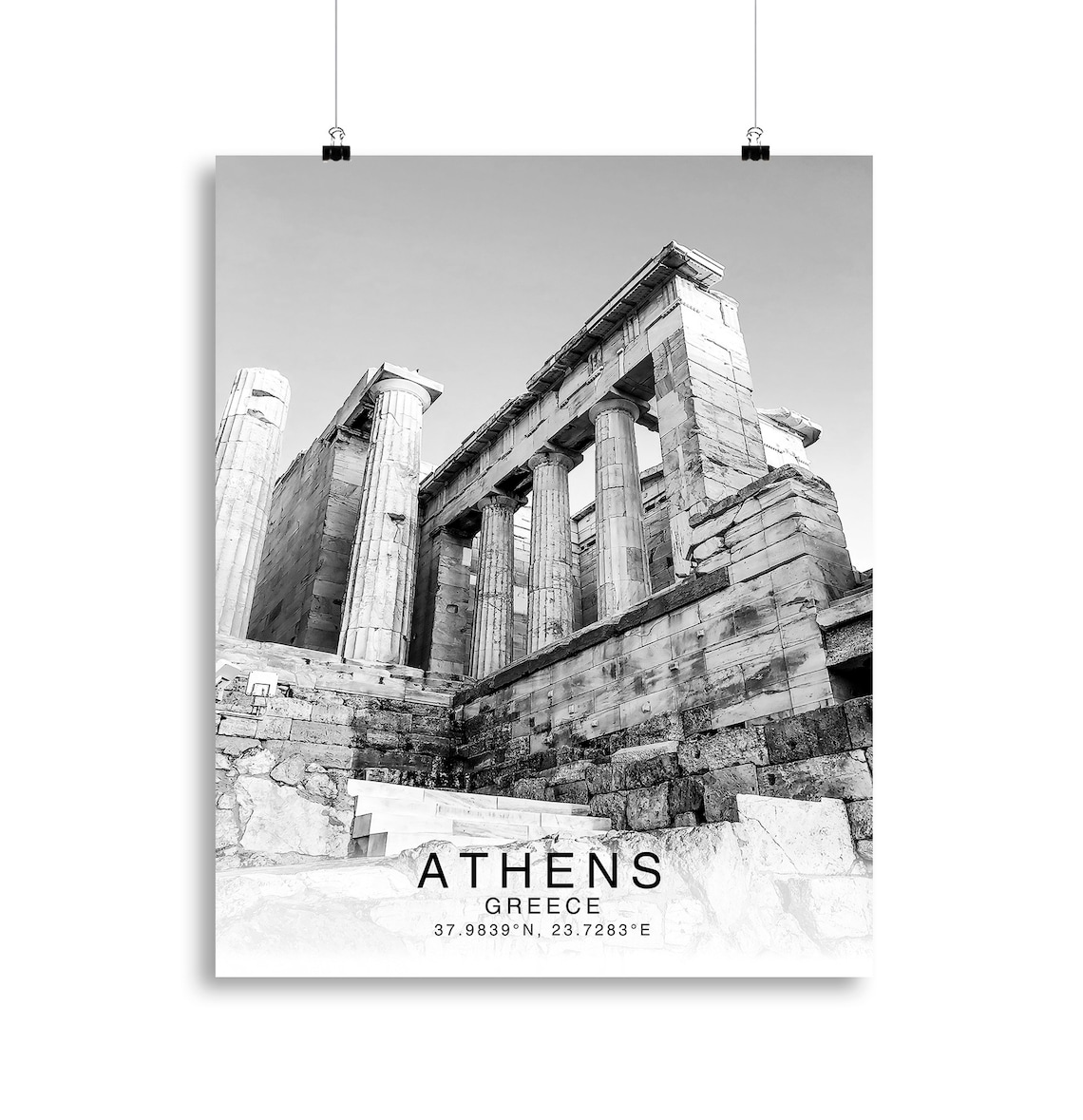 Athens Print Athens Travel Poster Athens Poster Athens Art - Etsy