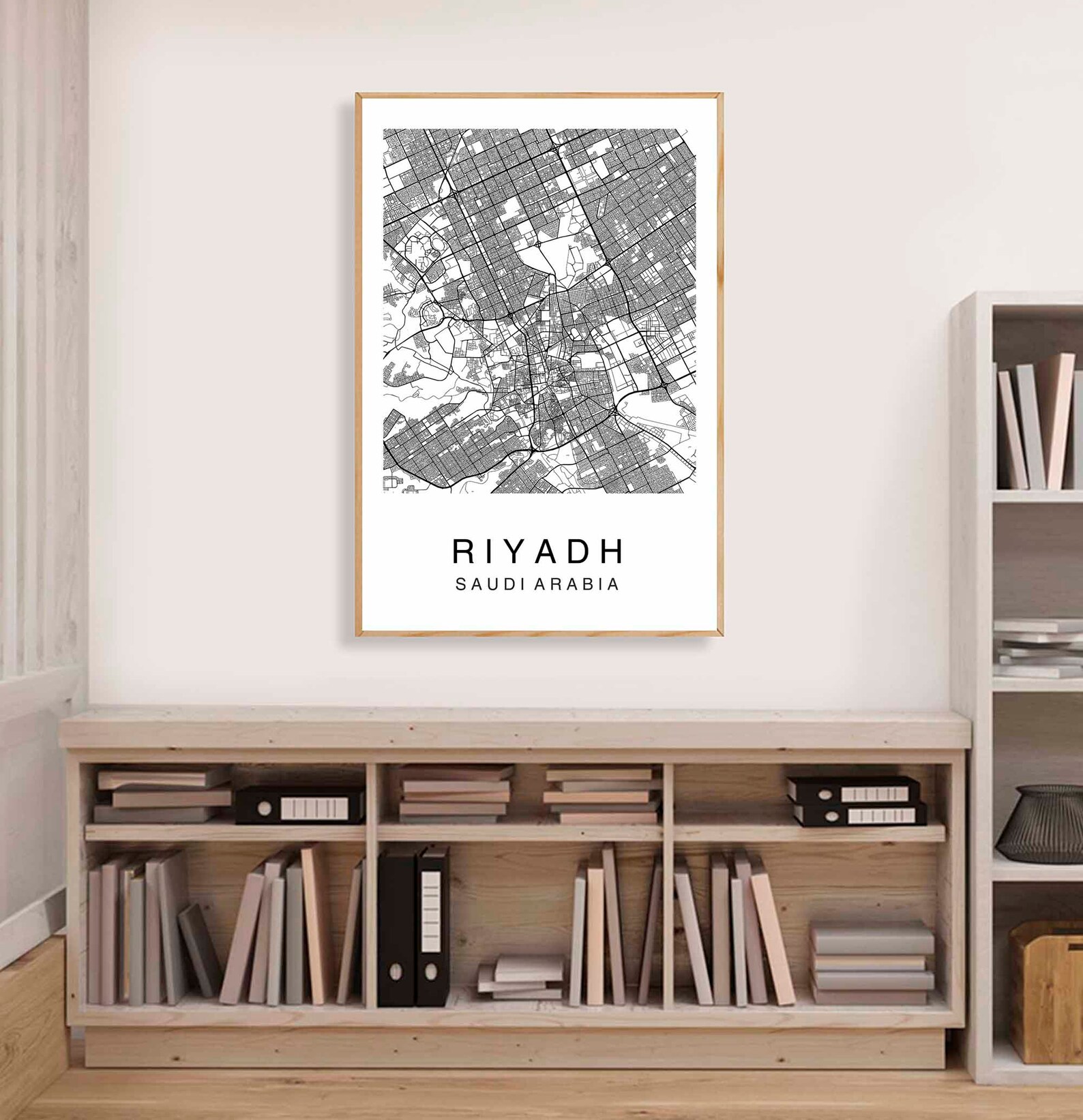 Riyadh Map Riyadh City Map Printable Map Art Map Print - Etsy