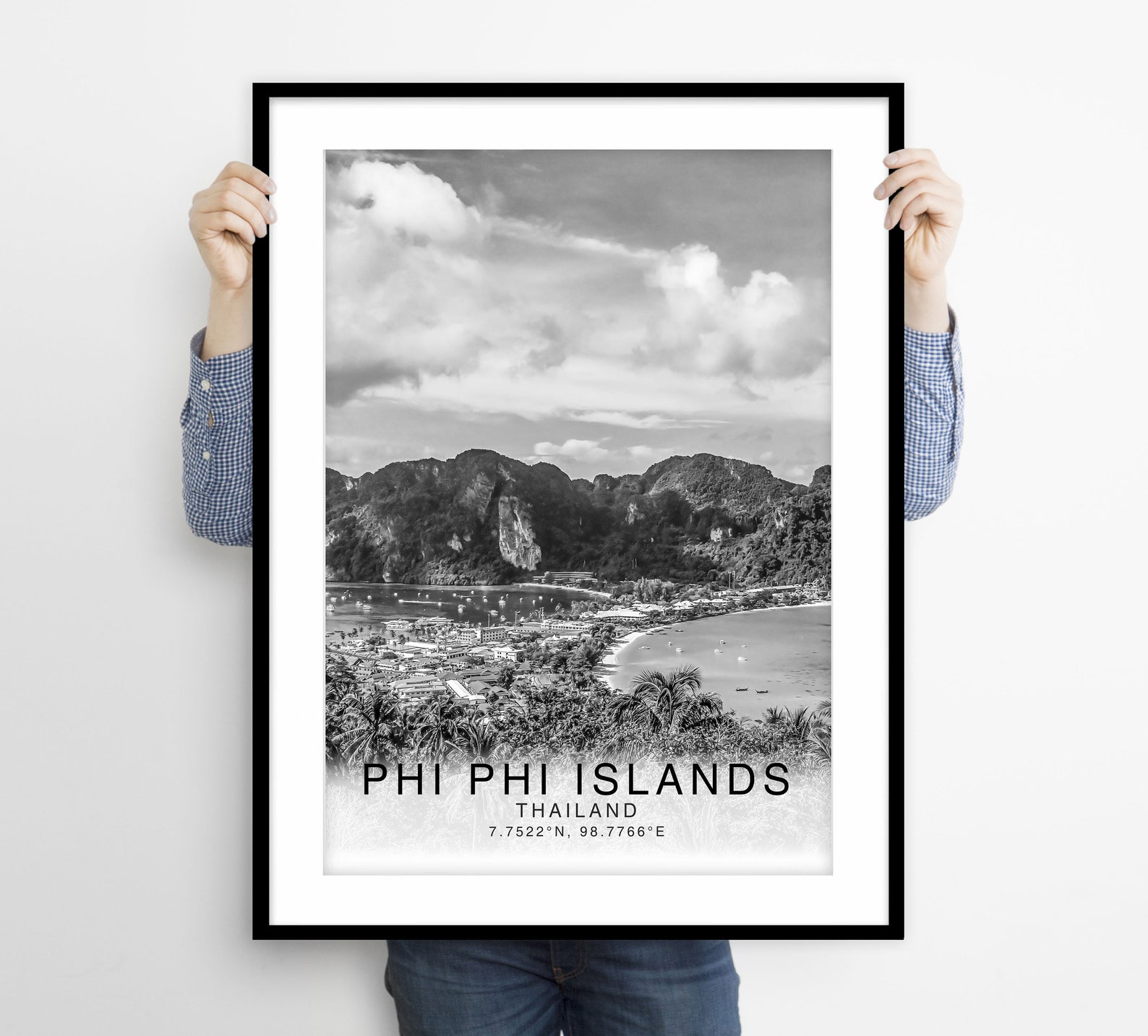 Phi Phi Islands Poster Phi Phi Islands Print Thailand Wall - Etsy