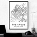 The Hague Map Print the Hague Map Poster Wall Art City Map - Etsy