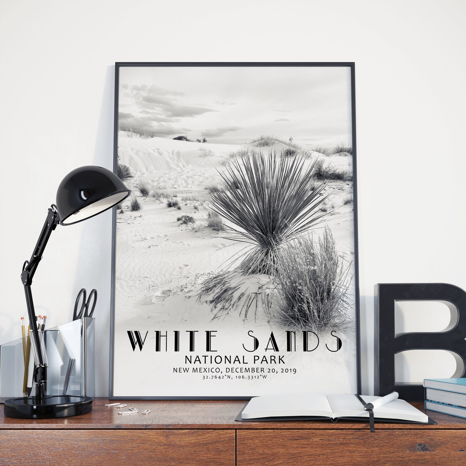 White Sands National Park Poster New Mexico USA Travel - Etsy