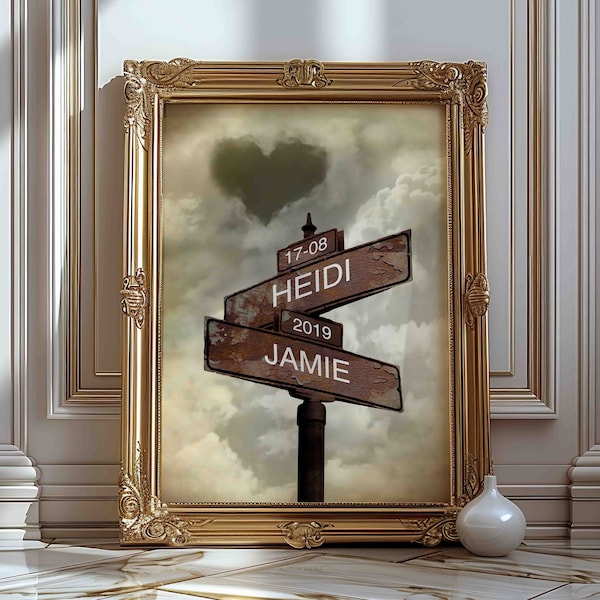 Wedding Street Sign - Etsy