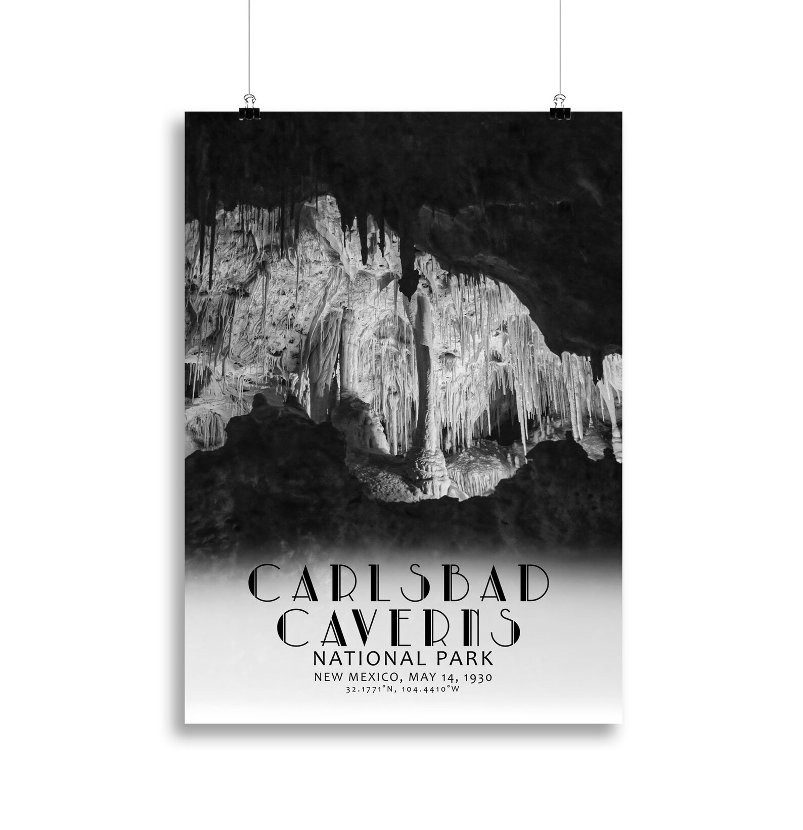 Carlsbad Caverns National Park Poster Travel Poster New - Etsy