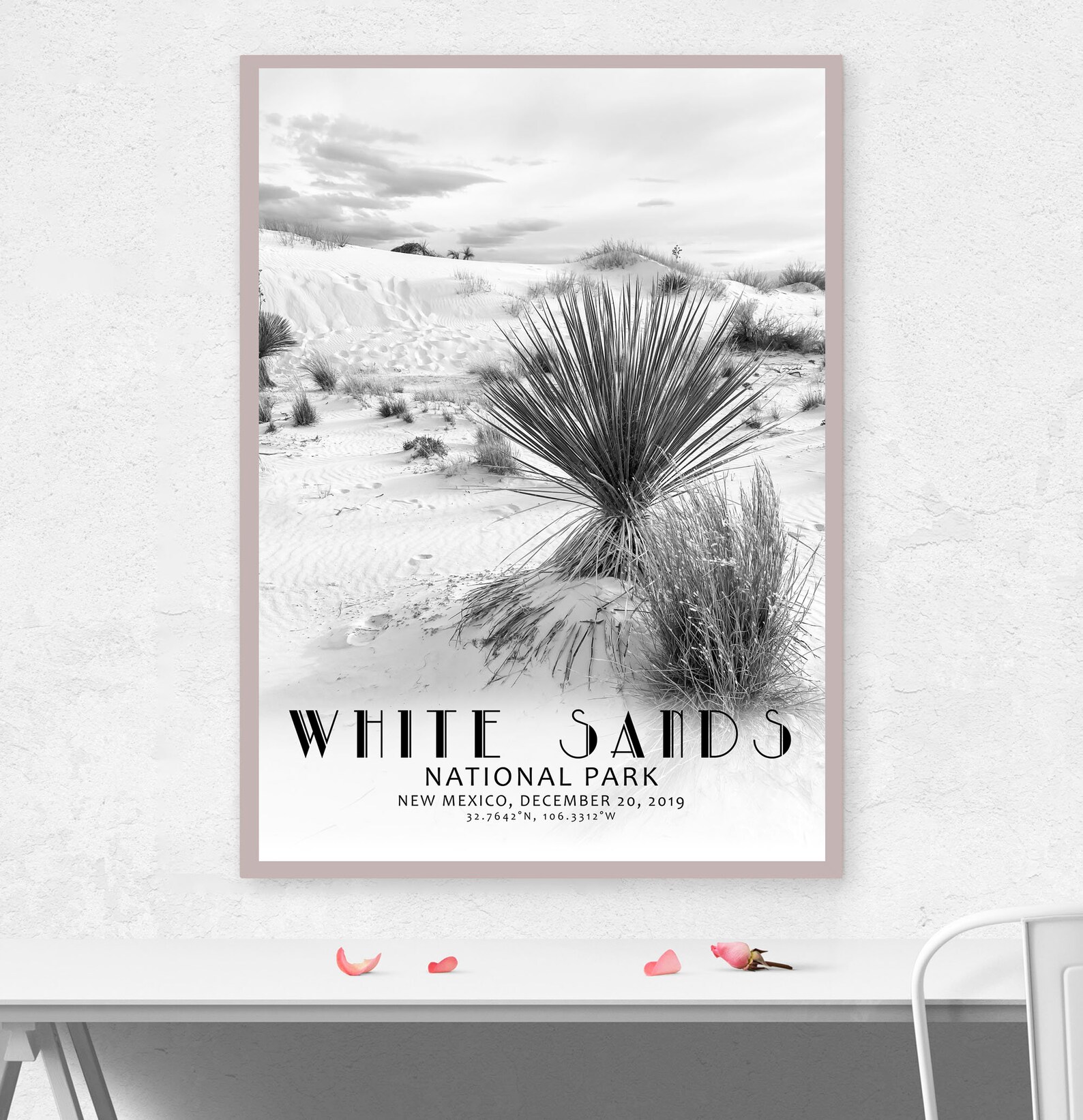 White Sands National Park Poster New Mexico USA Travel - Etsy
