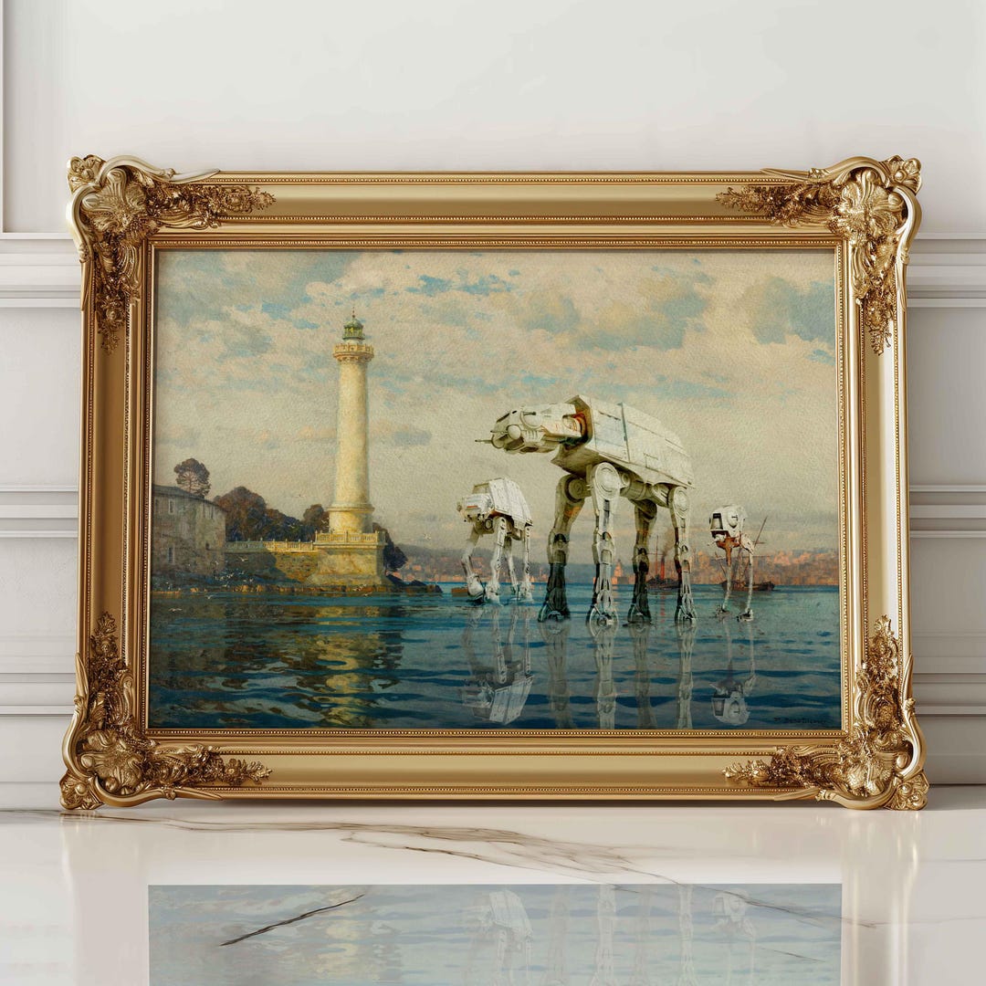 Altered Classical Art, Vintage Landscape Art, Funny Altered Print ...