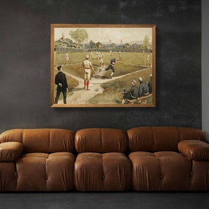 Baseball Print Poster, Vintage Baseball Art Prints, Sports Prints Wall ...