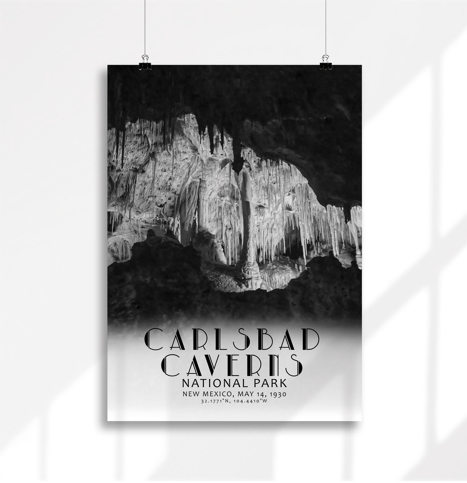 Carlsbad Caverns National Park Poster Travel Poster New - Etsy