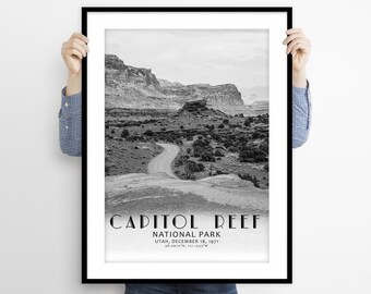 Capitol Reef National Park Poster - Etsy