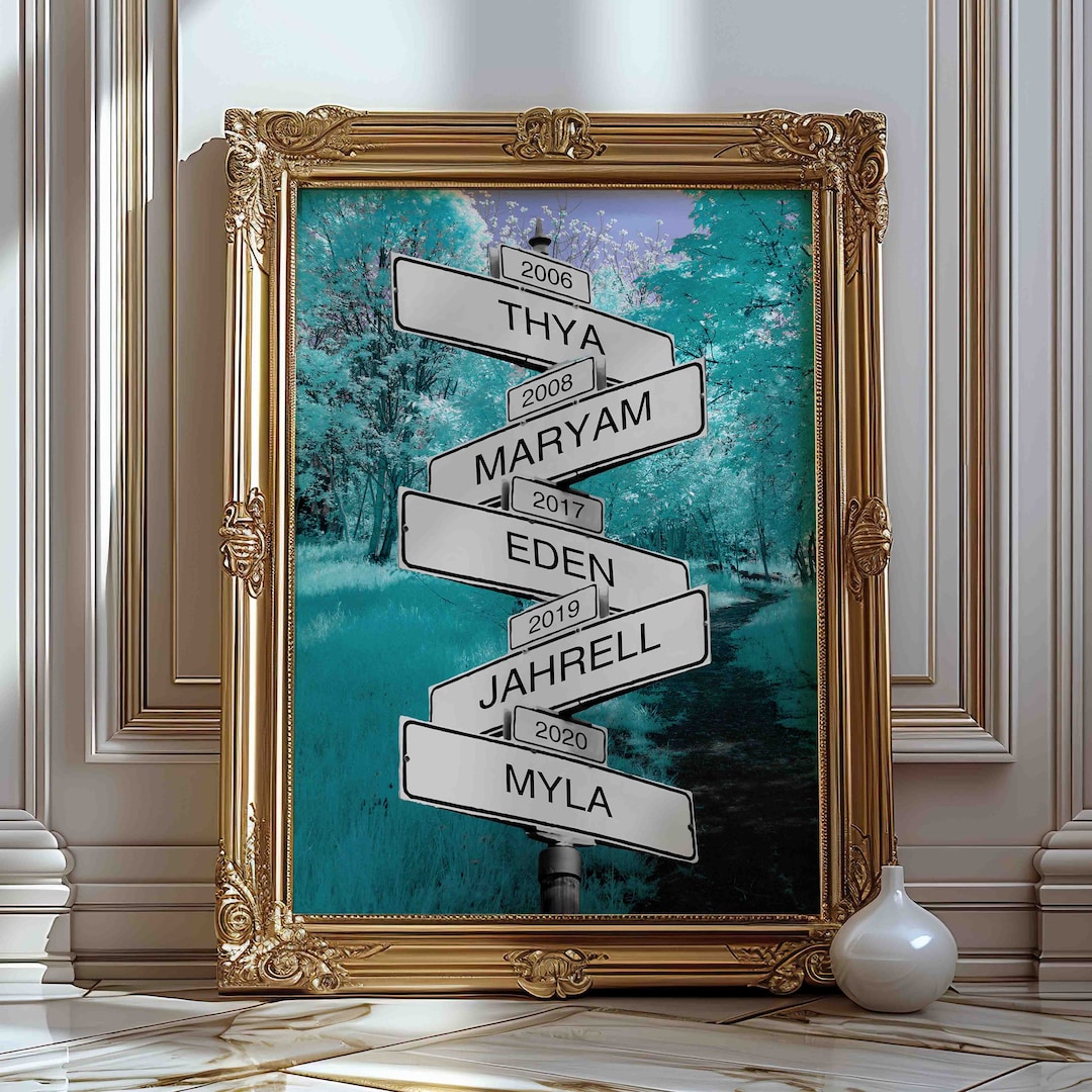 Custom Street Sign, Personalized Street Sign, Printable Street Sign ...