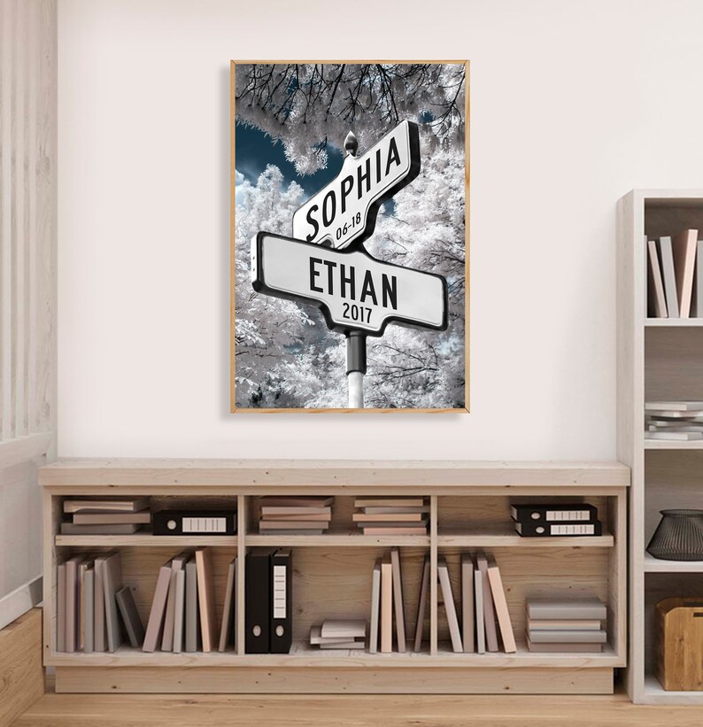 Personalized Street Sign With Names and Date Wedding Gift - Etsy