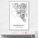 Karachi Map Karachi City Map Map Poster Map Print Karachi - Etsy
