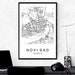 Novi Sad Map Novi Sad City Map Map Poster Map Print Novi - Etsy